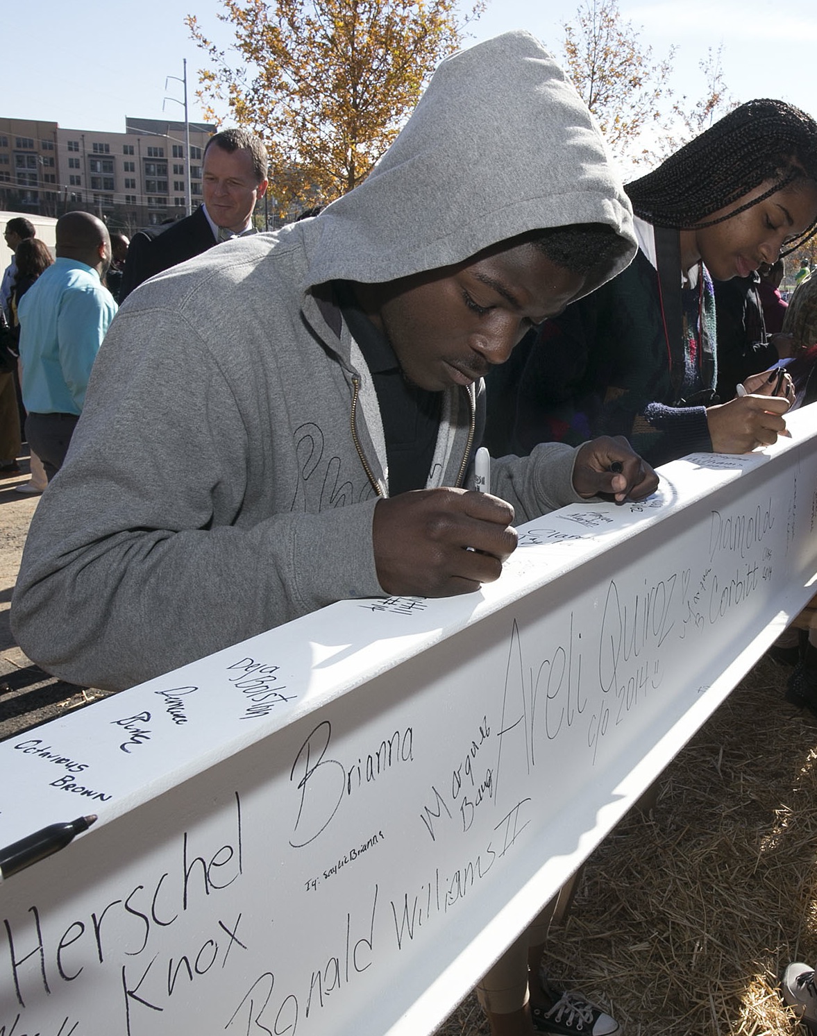 Topping Out Ceremony held at Maynard Holbrook Jackson High School – APS ...