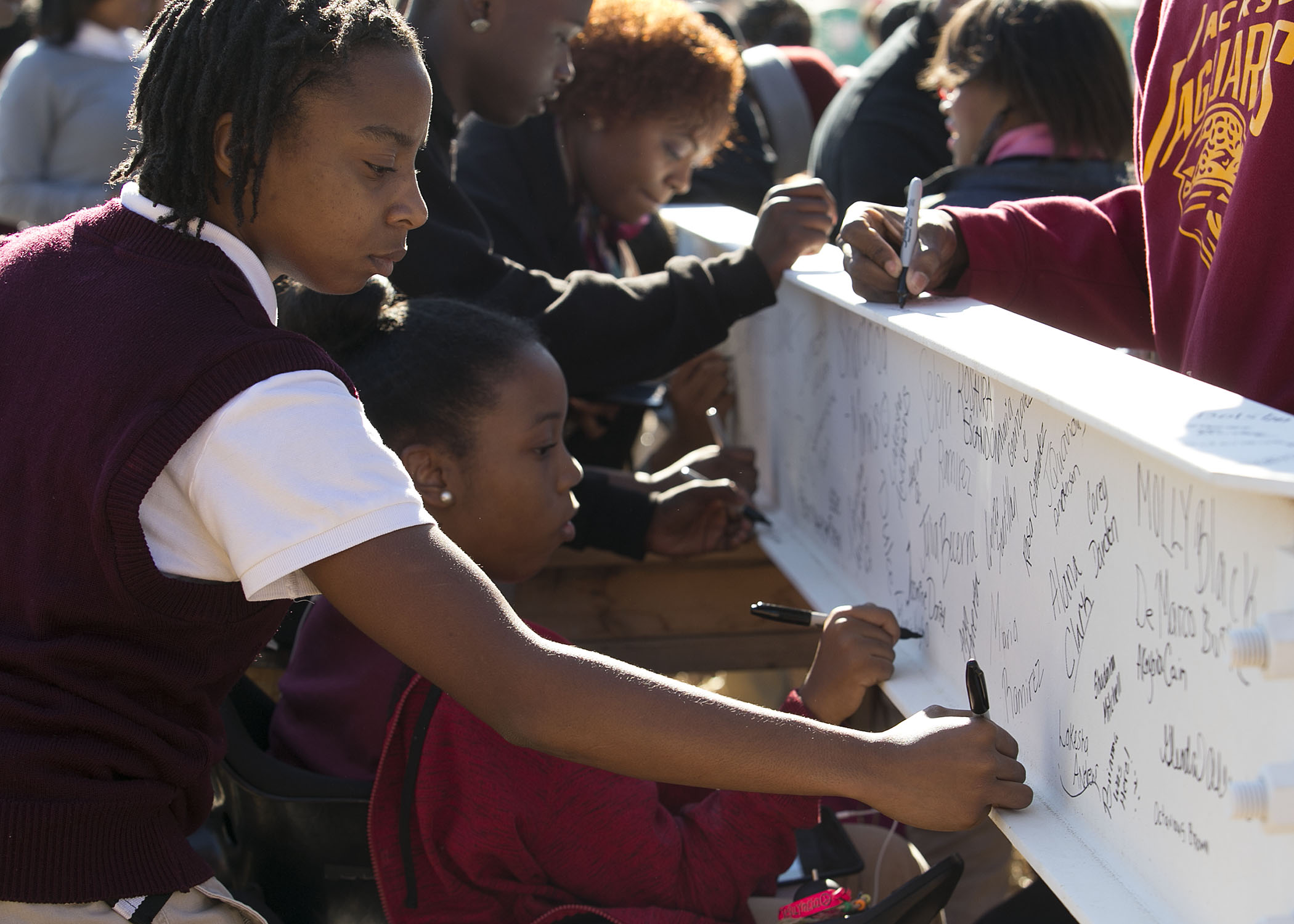 Topping Out Ceremony held at Maynard Holbrook Jackson High School – APS ...
