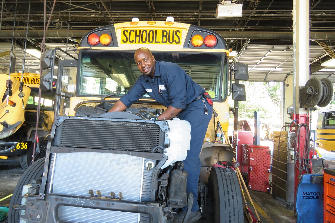 National School Bus Safety Week: Meet Vincent Parks, Master Technician ...